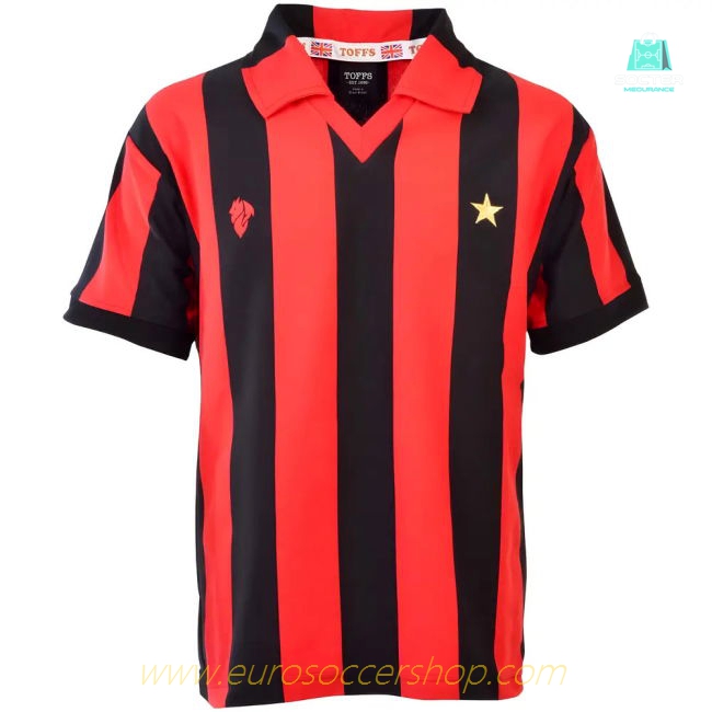 AC Milan 1980s Retro Football Shirt - Euro Soccer Shop - 2026 World Cup ...