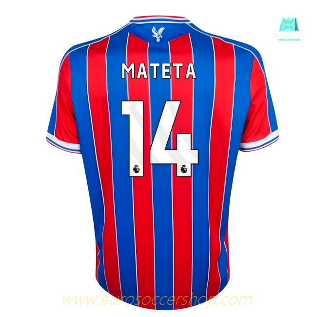 2025-2026 Crystal Palace Home Shirt (Mateta 14) - Euro Soccer Shop ...